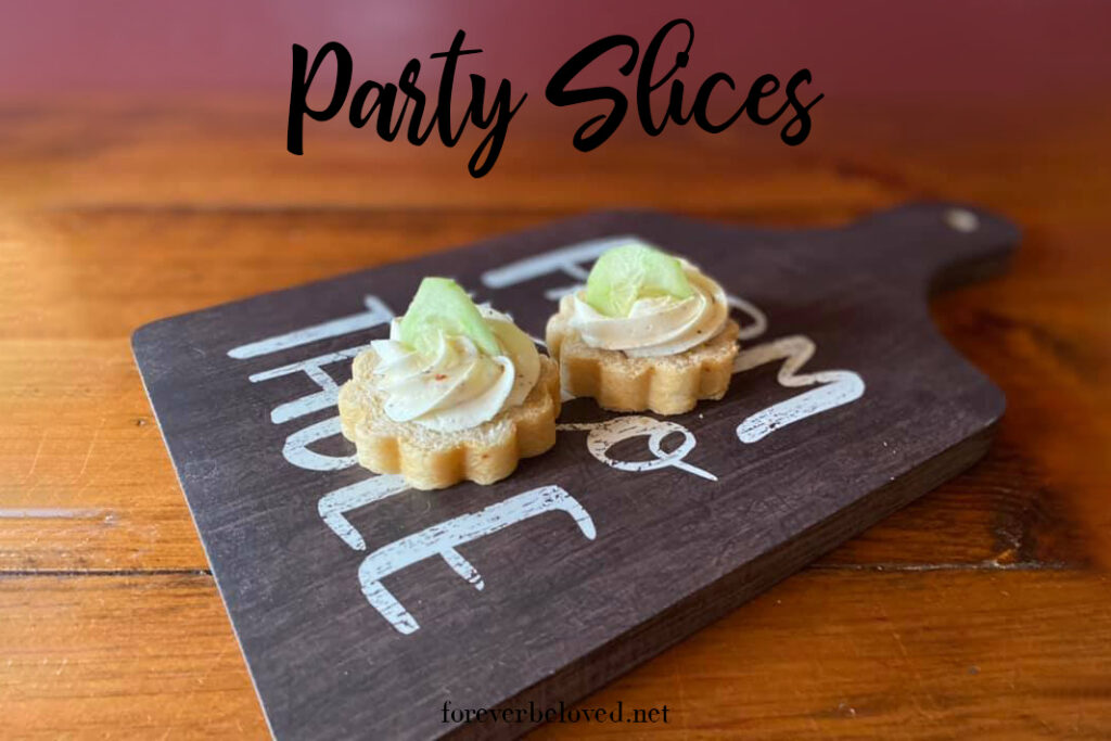 Party Slices | Using Pampered Chef Bread Tube - Forever Beloved